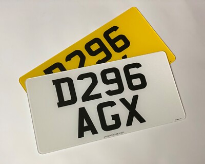 Pair 13 X 6.5 road legal Japanese Import Number Plates 100% MOT ...
