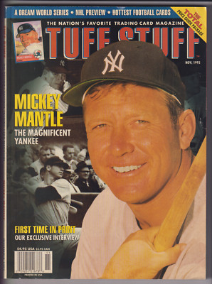 Tuff Stuff November 1995 Mickey Mantle New York Yankees HOF | eBay