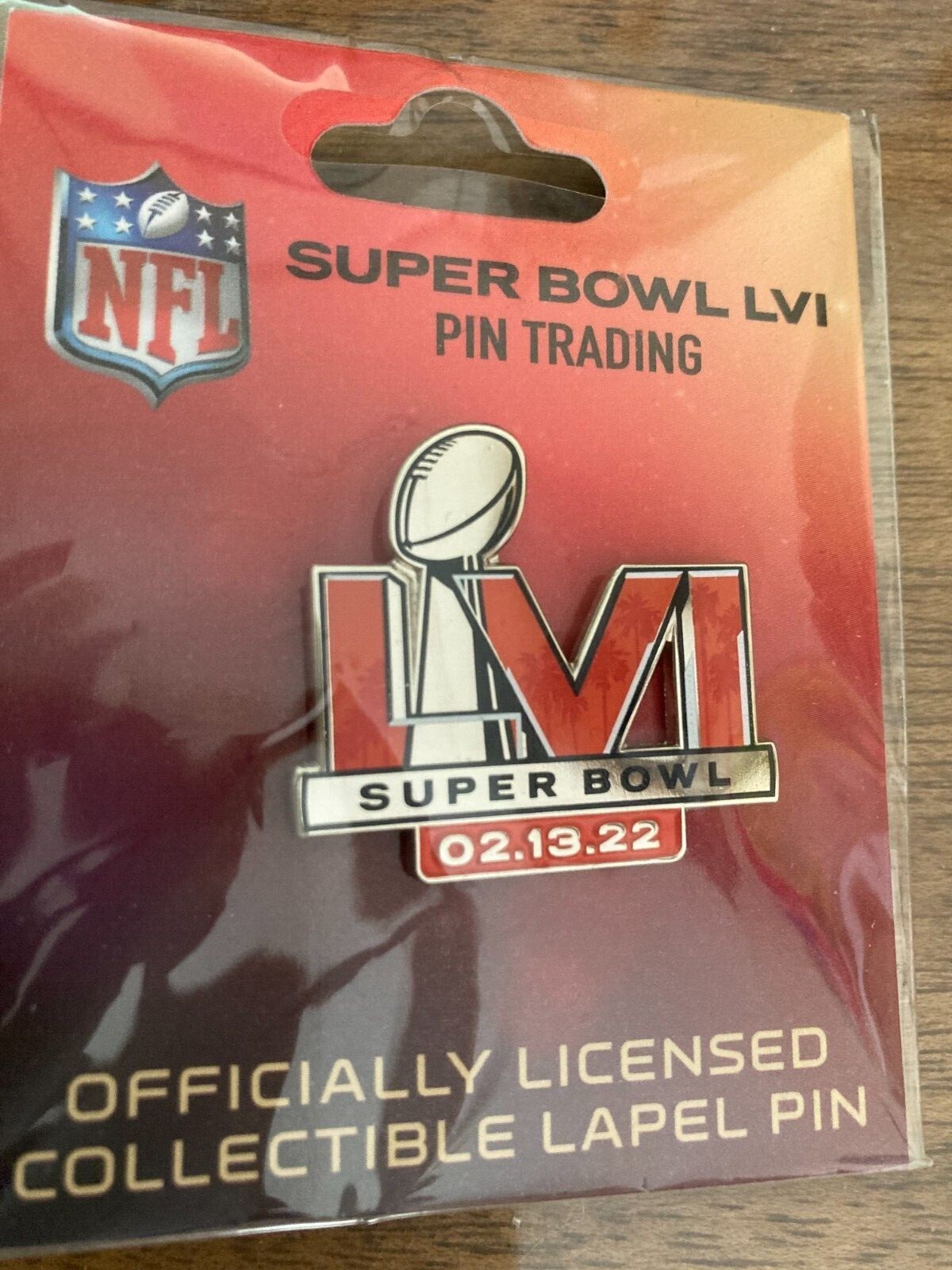 NFL Super Bowl LVI Officially Licensed Collectible Lapel Pins 3 New in ...