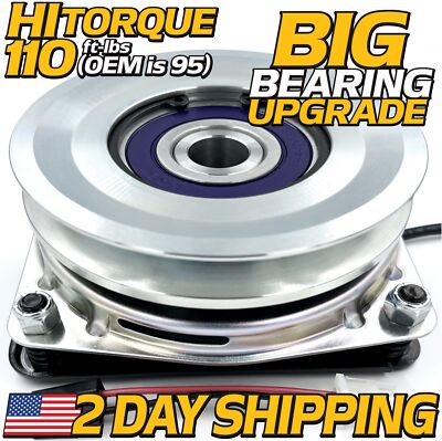 HiTorq BIGBearing PTO Clutch Husqvarna YT42XLS ST230P LT130 LGTH22V48 ...