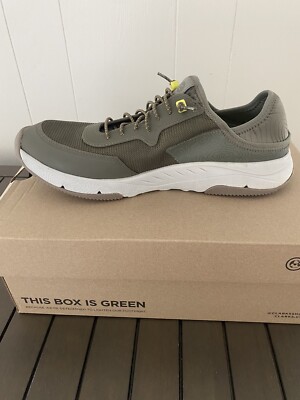 Clarks Men's Davis Low Sneaker -olive Combination Size 10. | eBay