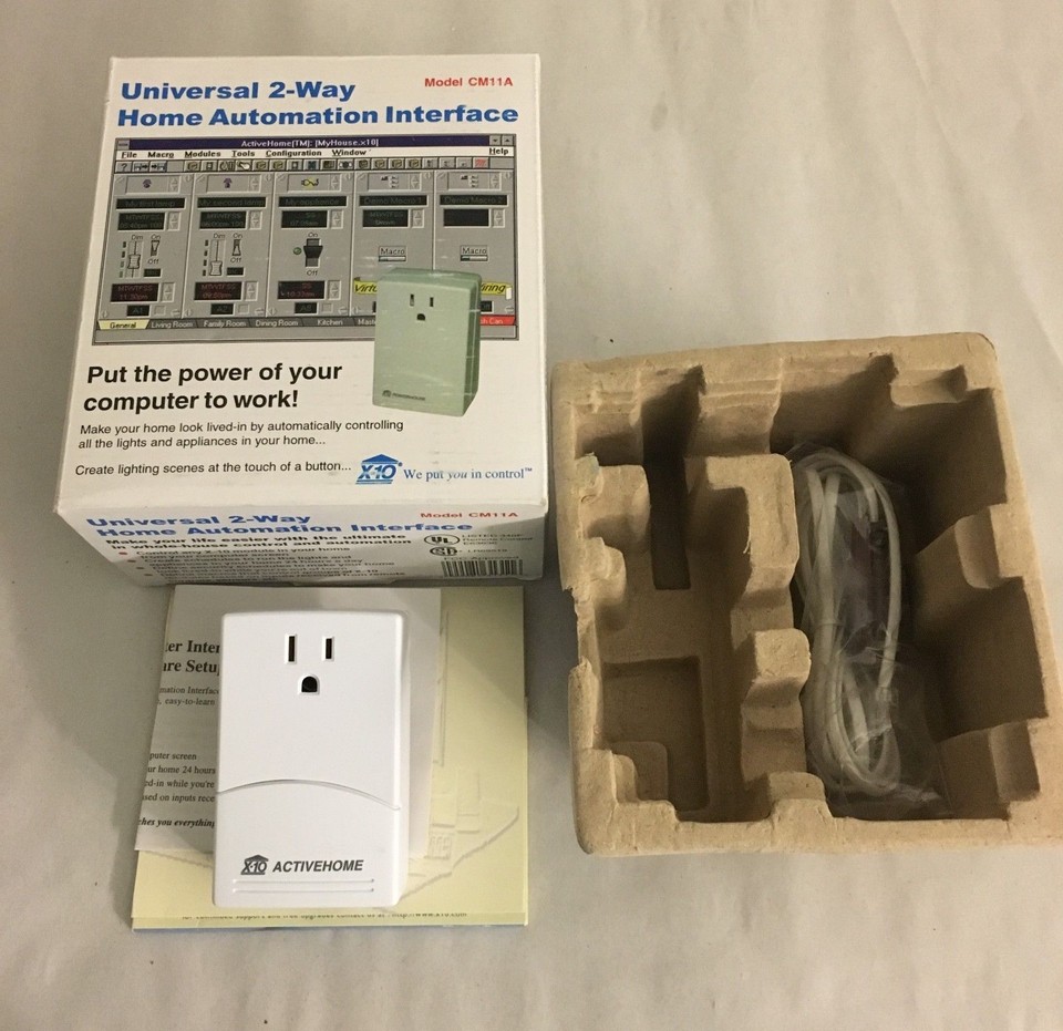 X10 Universal 2-Way Home Automation Computer Interface CM11A with ...
