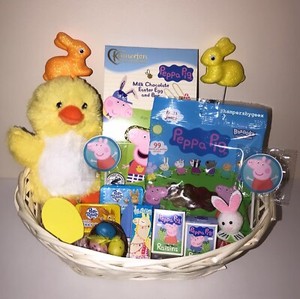 Peppa Pig Easter Hamper Kids Easter Gift With Bunny And Easter Egg ...