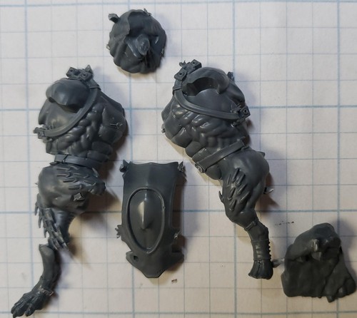 Warhammer 40k Tau Empire Bits Kroot Krootox Rampagers Mount Torso w ...