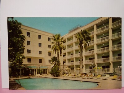 (2) San Antonio TX Menger Hotel swimming pool views 60s | eBay