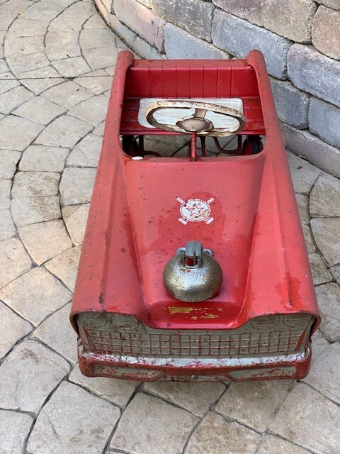 Vintage Fire Chief Pedal Car | eBay