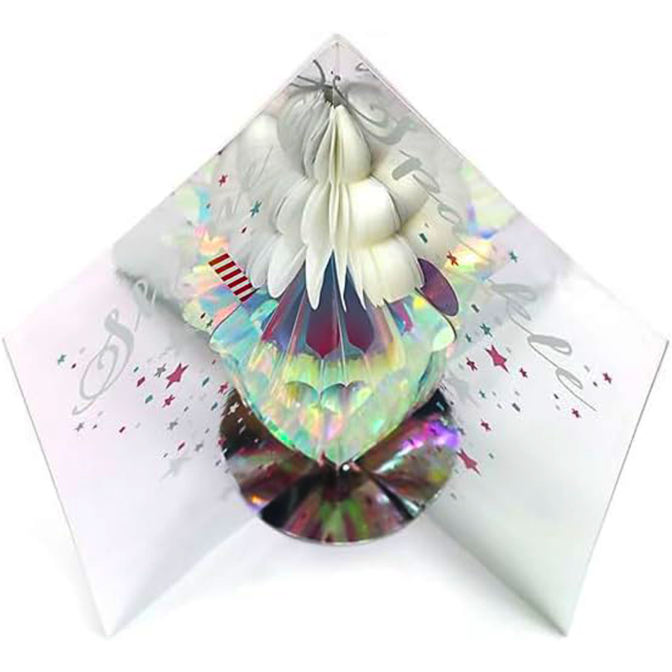 Ice Cream Float Pop-Up Card – Holographic 3D Summer Greeting, Birthday ...