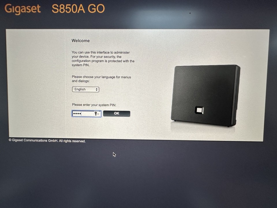 Gigaset GO-Box 100 Base Station DECT Siemens VoIP | eBay UK