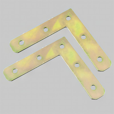 2pcs L-shaped Reinforcement Plate Bracket Joint Chair Cabinet Doors ...