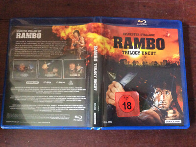 Rambo Trilogy Uncut (First Blood First Blood Part II Rambo III )[3 Blu ...
