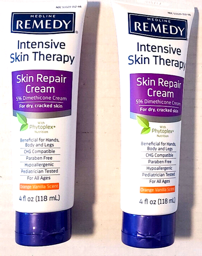 2 Medline Remedy Intensive Skin Therapy Skin Repair Cream 5% ...