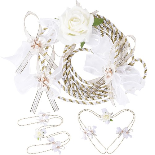 Wedding Cord Wedding Lasso White Gold Lazo para Boda Wedding Cord ...