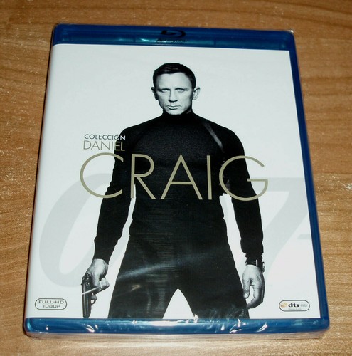 Daniel Craig Collection 4 Blu-Ray James Bond 007 New Sealed (Unopened ...