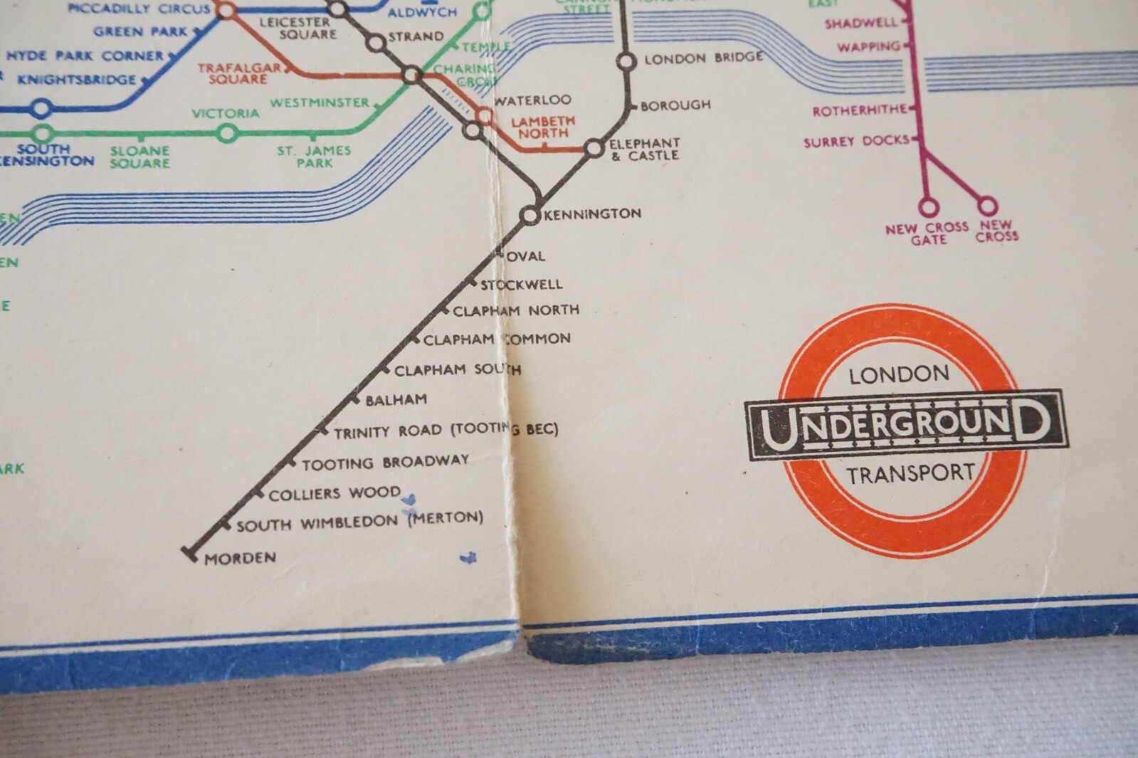 1935 No. 1 Railway Map Harry Beck London | Grelly UK