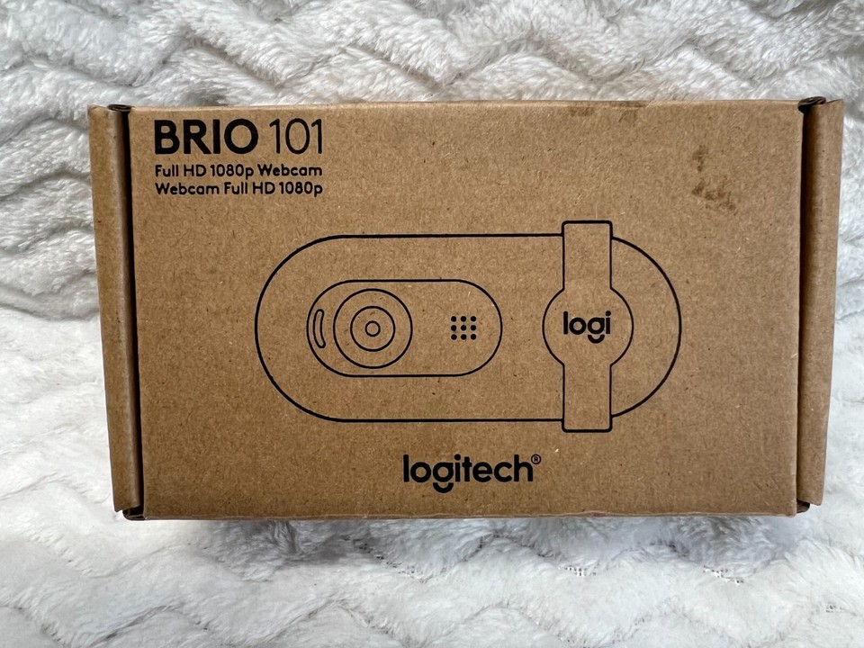 Logitech Brio 101 Full HD 1080p Webcam Made for Meetings Work Streaming ...