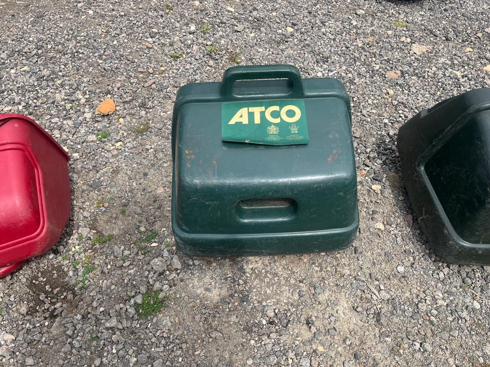 Lawn Mower grass boxes Big Selection From Suffolk , Webb, Allett, Etc ...