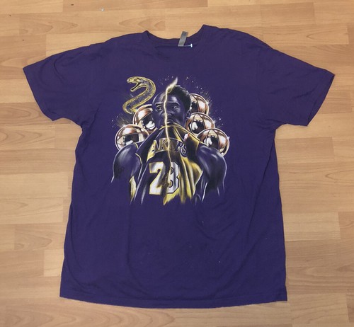 Kobe Bryant Purple T Shirt Next Level Apparel Mamba Design Past And ...
