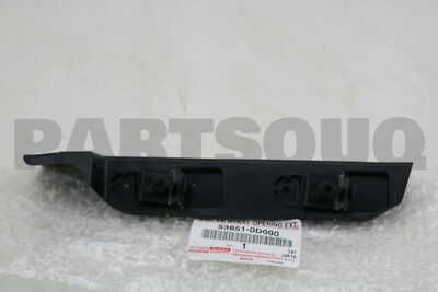 538510D090 Genuine Toyota PAD, FRONT WHEEL OPENING EXTENSION, RH 53851 ...