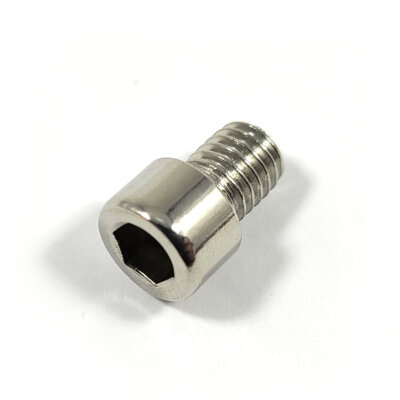 M8X10-1.25 Button Allen Head Bolt 10mm Length 8mm Diameter 1.25 Thread ...