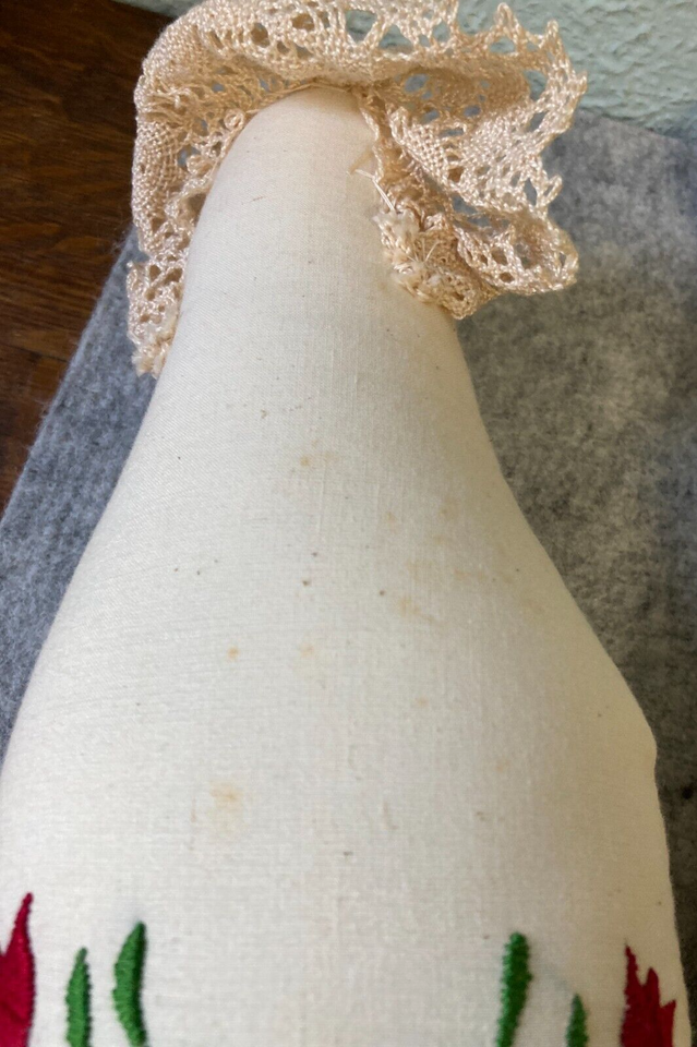 Old European Rag Doll Mom Dad Baby Needlepoint Nativity Set Joseph Mary ...