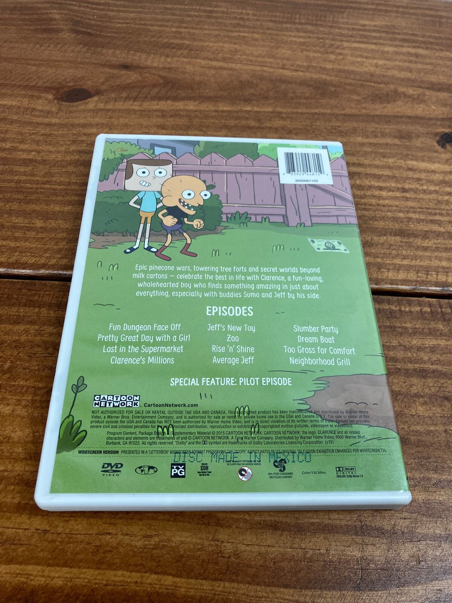 Cartoon Network Clarence Dvd