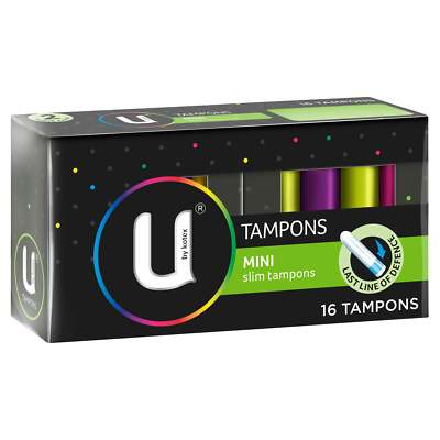 U by Kotex Slim Tampons Mini 16 Pack | eBay