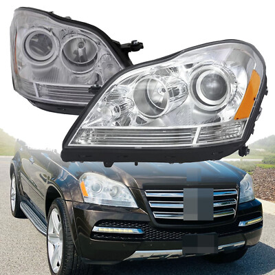 For 2007-2012 Mercedes-Benz GL450 Headlight Assembly Head Lamp LH & RH ...
