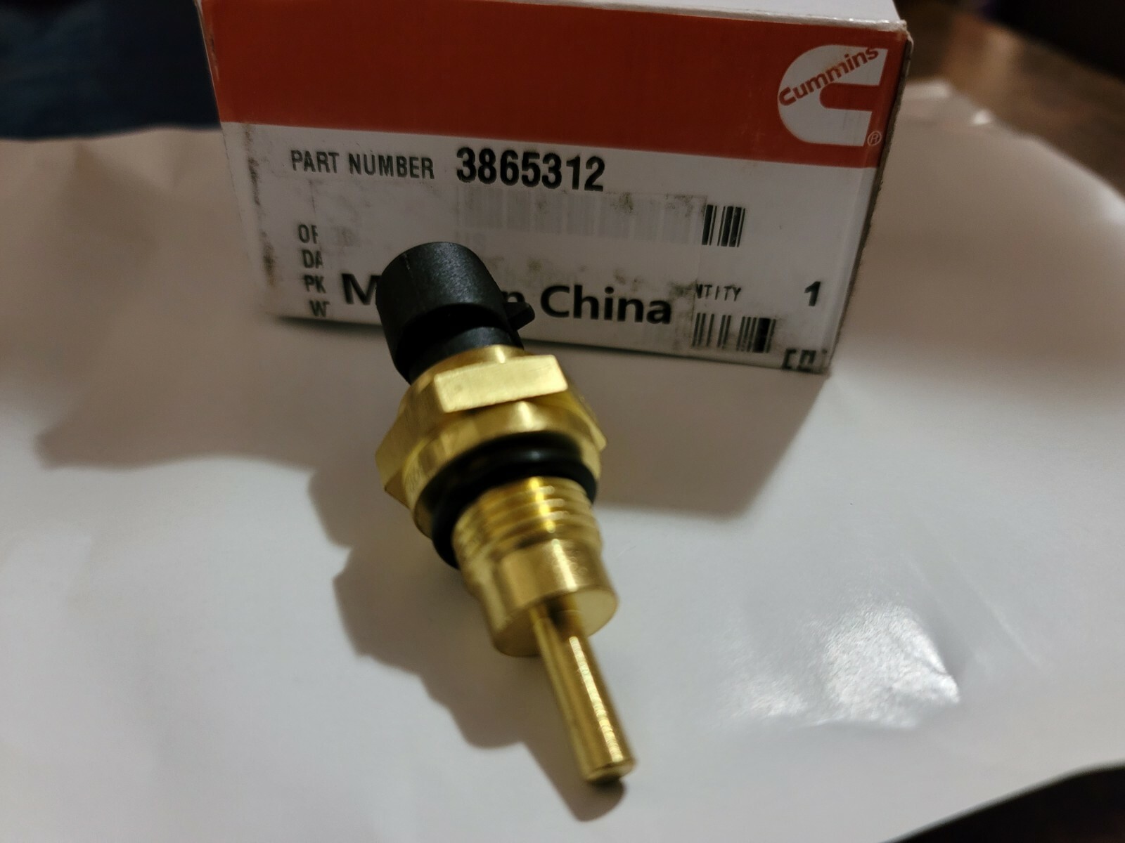 Genuine Cummins 3865312 Oil Temperature Sensor L10 M11 N14