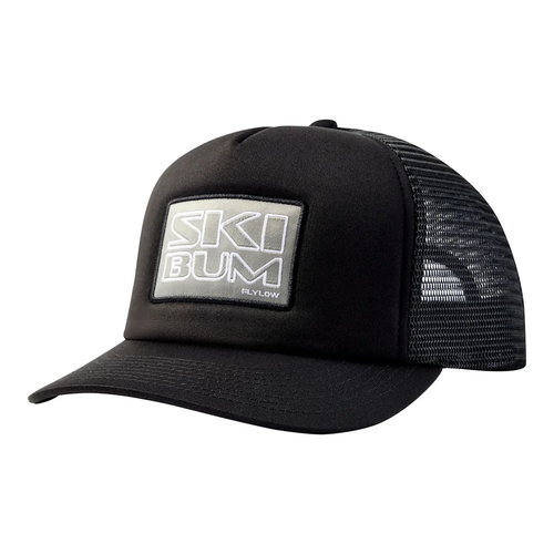 Flylow Ski Bum Trucker Hat Adjustable Mesh Back Black | eBay