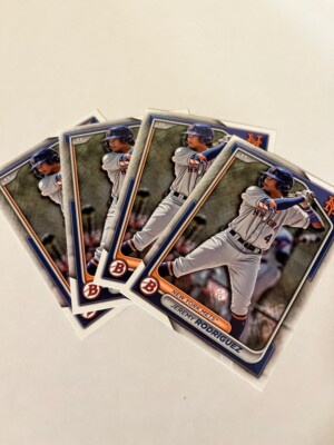 2024 Bowman Draft #BD-171 Jeremy Rodriguez New York Mets "4-card lot ...