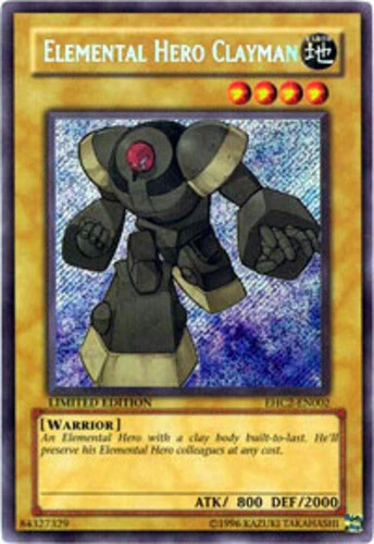 Elemental Hero Clayman Card