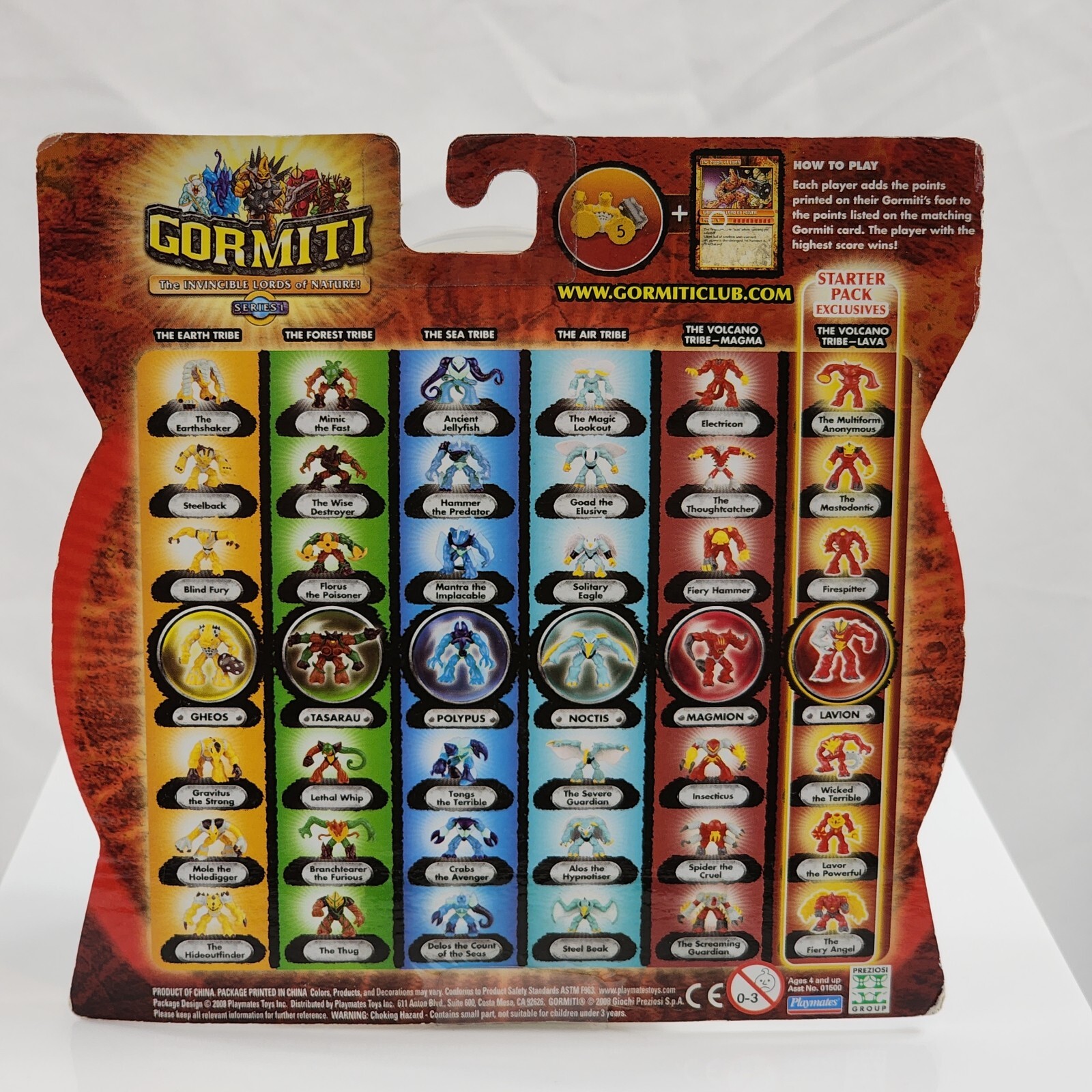 Gormiti Series 1 Lords of Nature The Thug & The Screaming Guardian ...