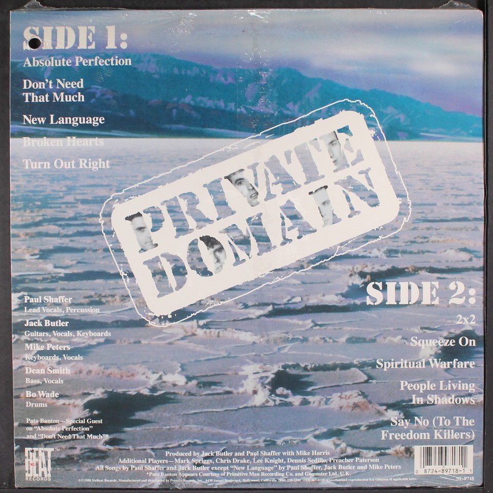 PRIVATE DOMAIN: private domain NUBEAT 12" LP 33 RPM Sealed | eBay