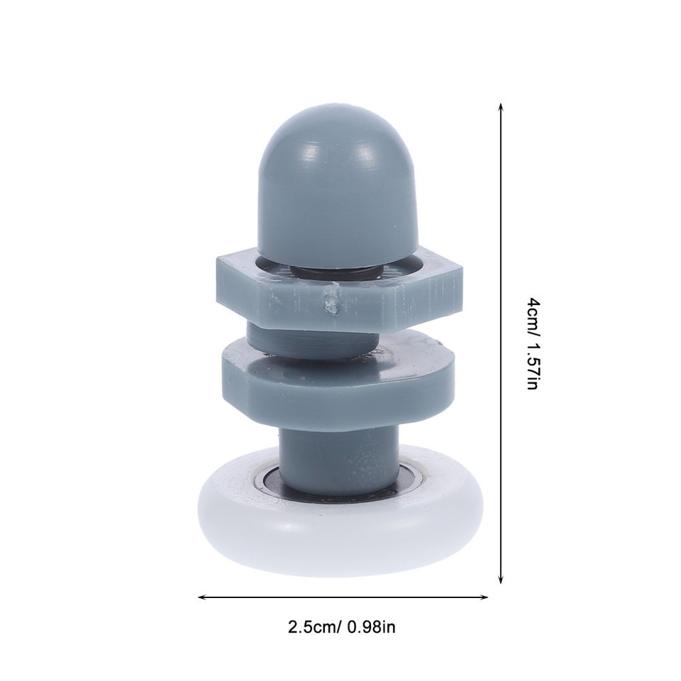 8 Pcs Pulley Wheels Heavy Duty Bathroom Shower Roller Door Track ...