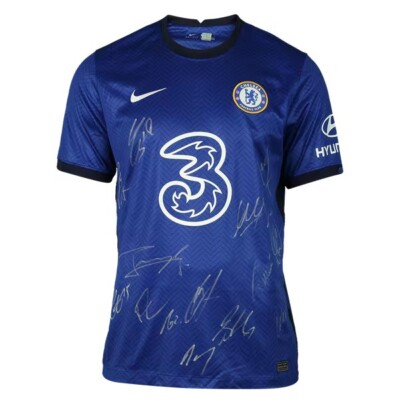 25 Man Squad -Signed Chelsea Football Shirt - 2021 UEFA Champions ...