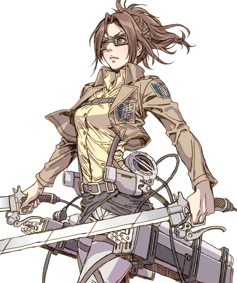 Hange Attack on Titan Weatherproof Anime Sticker 6" Car Decal | eBay