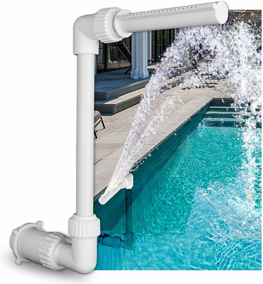 Pool Waterfall Fountain In/Above Ground Swimming Pool Jet Return ...