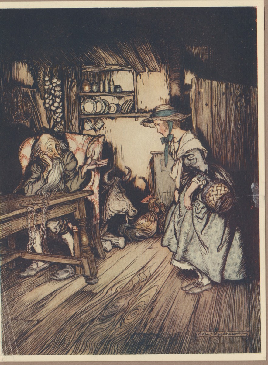 Arthur Rackham Snow White Snow White And Rose Red Grimm Brothers