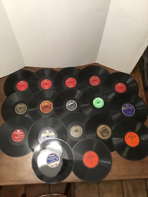 78 RPM LP Record 9-7/8” Columbia Oriole Decca Romeo Brunswick Capitol ...