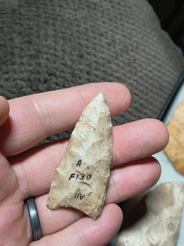 Authentic Illinois Paleo Fluted Clovis Point Indian Arrowhead Artifact | eBay