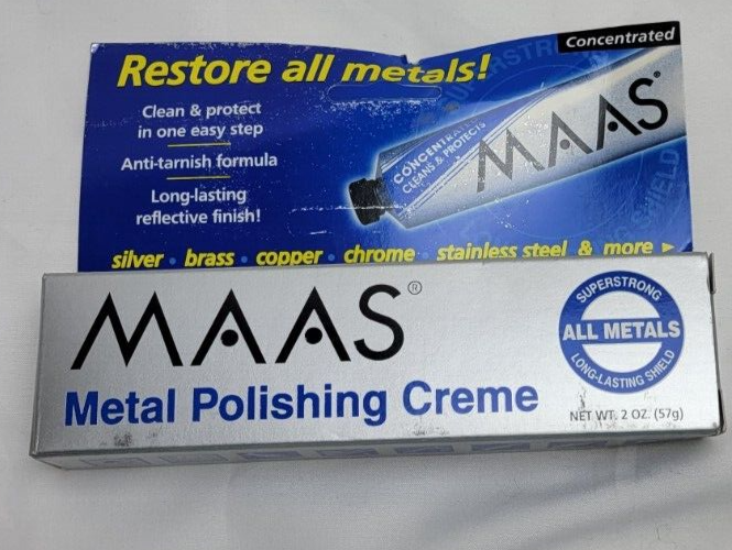 Maas Metal Polishing Creme for All Metals, French Lavender 2 Oz - 91403 ...