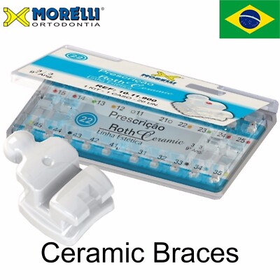 Morelli Dental Orthodontic Ceramic Aesthetic Brackets Braces Case 20pcs ...