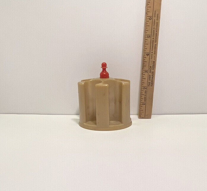 Vintage Plastic Sewing Thread Holder Holds 12 Small Spools Souvenir ...