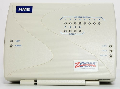 HME ZOOM Drive Thru Timer With Vehicle Detector TSP40 A.2.00 G27683-1AA ...