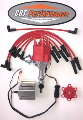 small cap FORD INLINE 6 170 200 250 RED HEI Distributor + 60K Coil ...