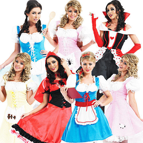Fairy Tale Story Ladies Fancy Dress Book Day Week Character Adults ...