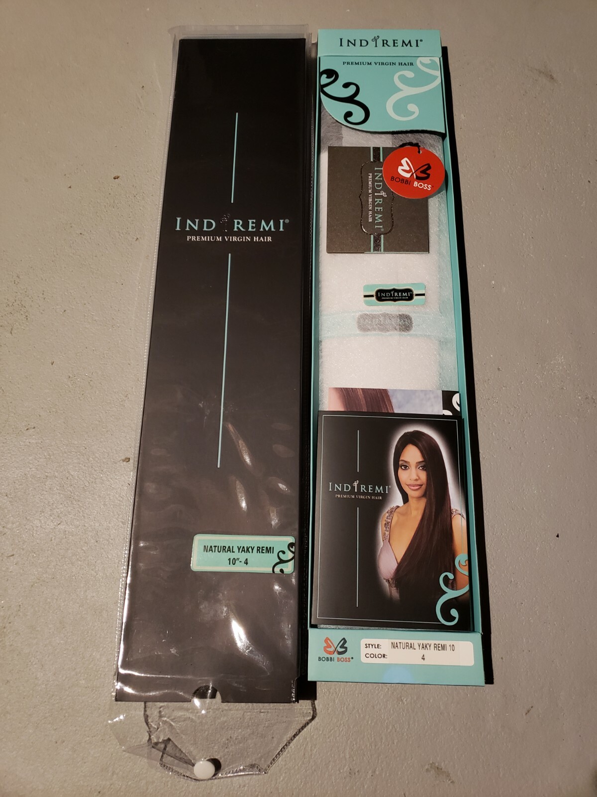Bobbi Boss Indi Remi Human Hair Natural Yaky 10" Color 4 (Light Brown ...