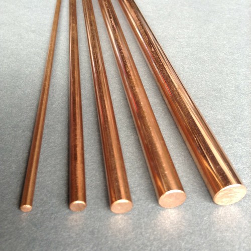 Copper SOLID Round Bar Rod 12mm, 8mm, 6mm, 5mm, 4, 3mm Hobbies Craft ...
