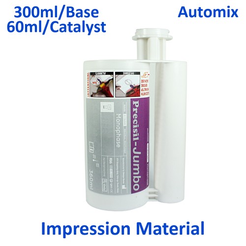 Dental VPS Presicil Jumbo Medium Body Wash Impression Material Automix ...