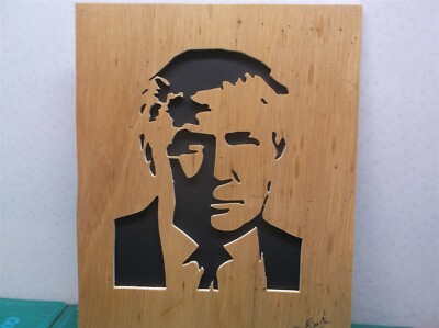 Donald Trump 8x10 cnc wood art MR1 | eBay